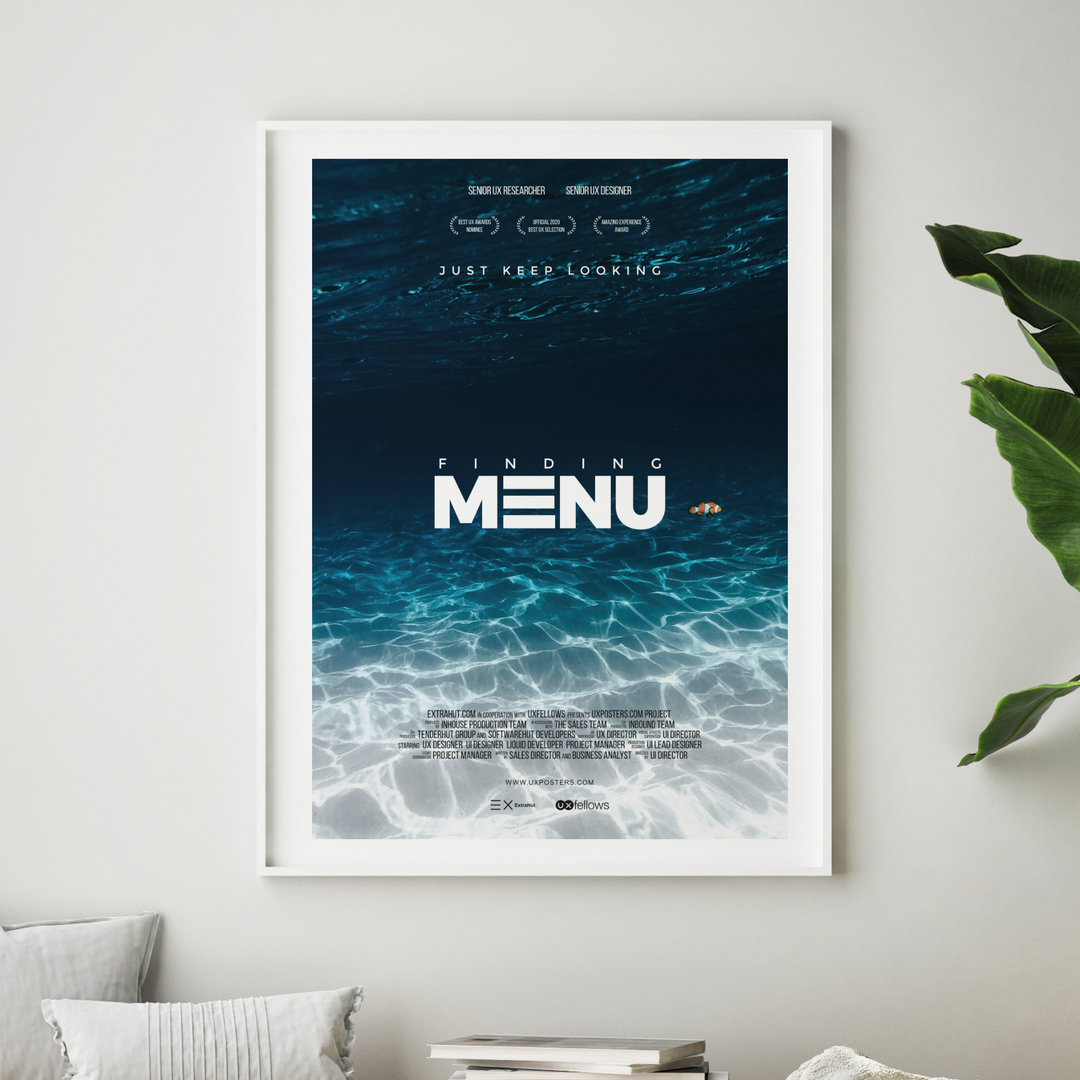 Finding Menu UXPosters